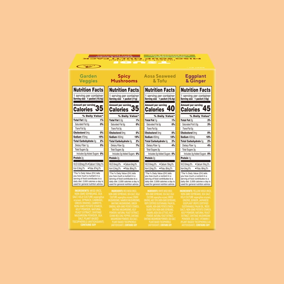 Packaged Soup Mix Multi-Pack | 4 Authentic Japanese Flavors | Made in ...