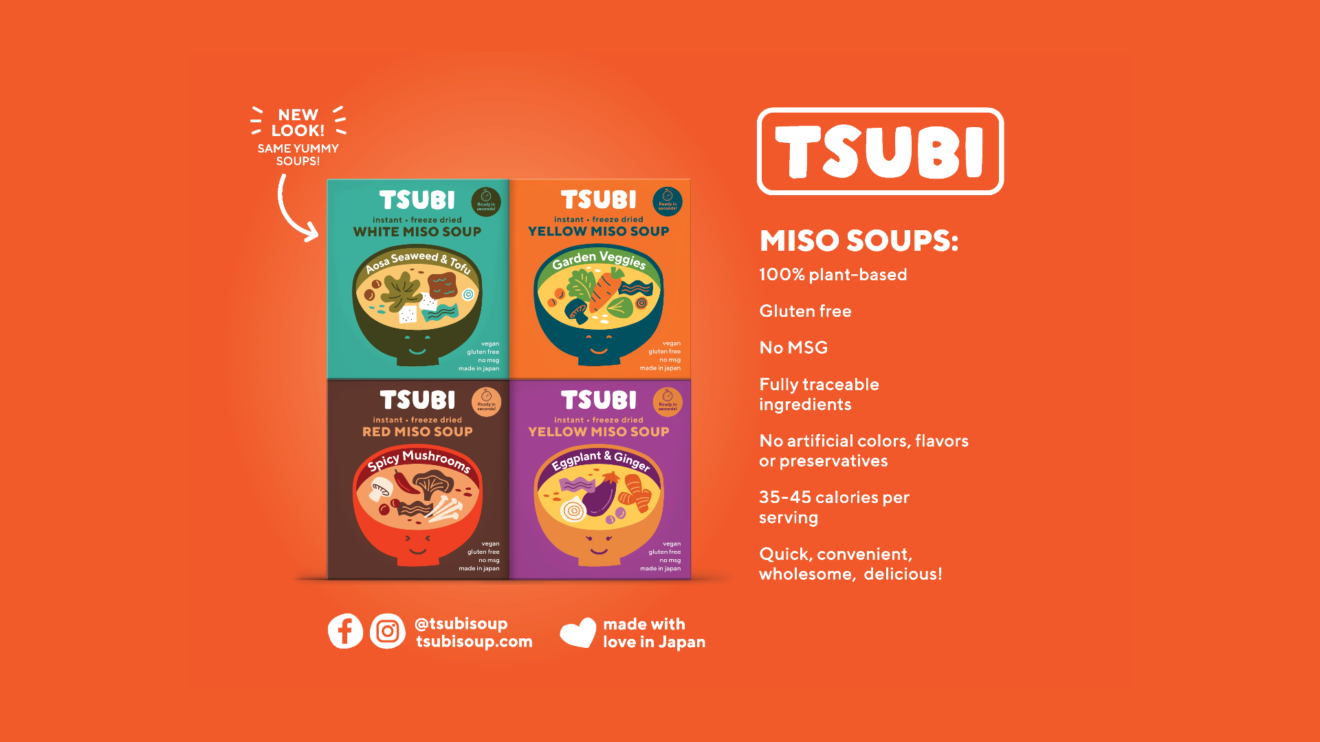 Tsubi Soup - A healthy plant-based, instant soup made for foodies ...