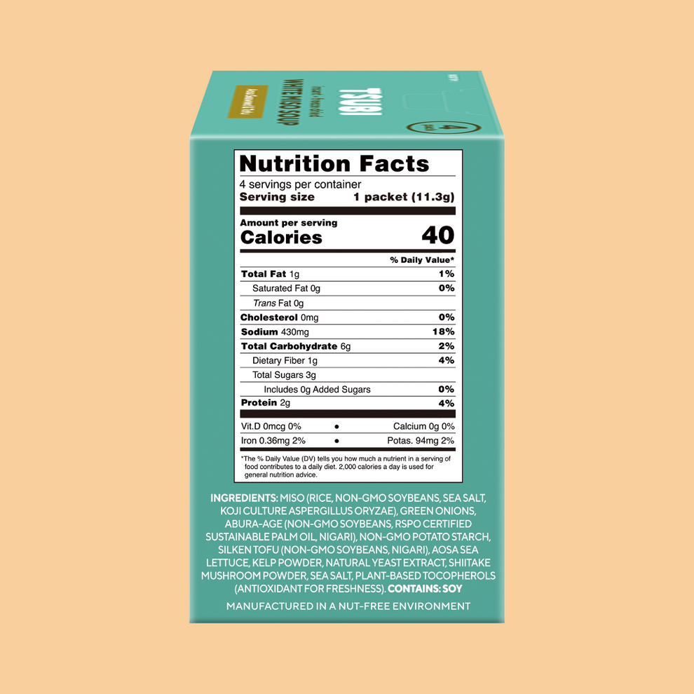 Miso Cubes | Authentic Japanese Soups | Pure, Premium Ingredients | 5 ...